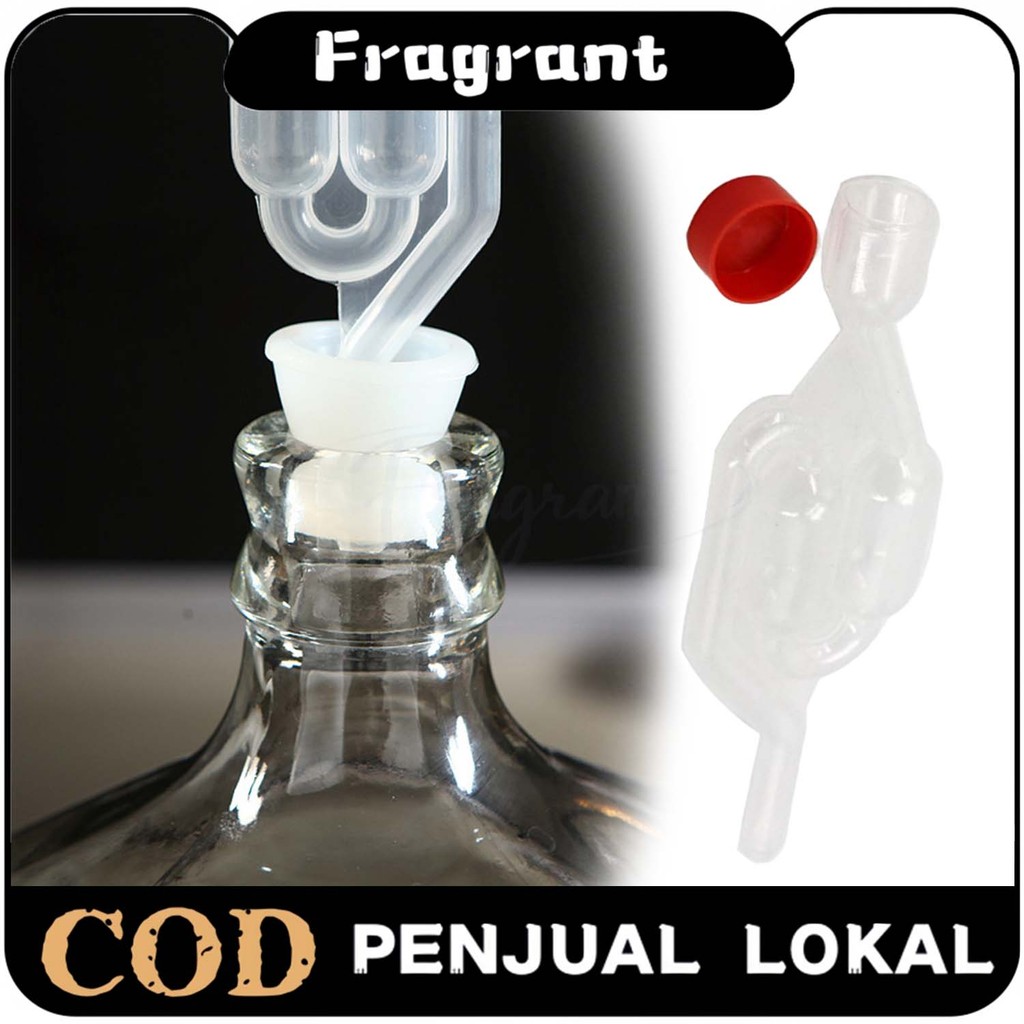 Jual Airlock Fermentasi Galon Plastik Alat Fermentasi Wine /Airlock ...