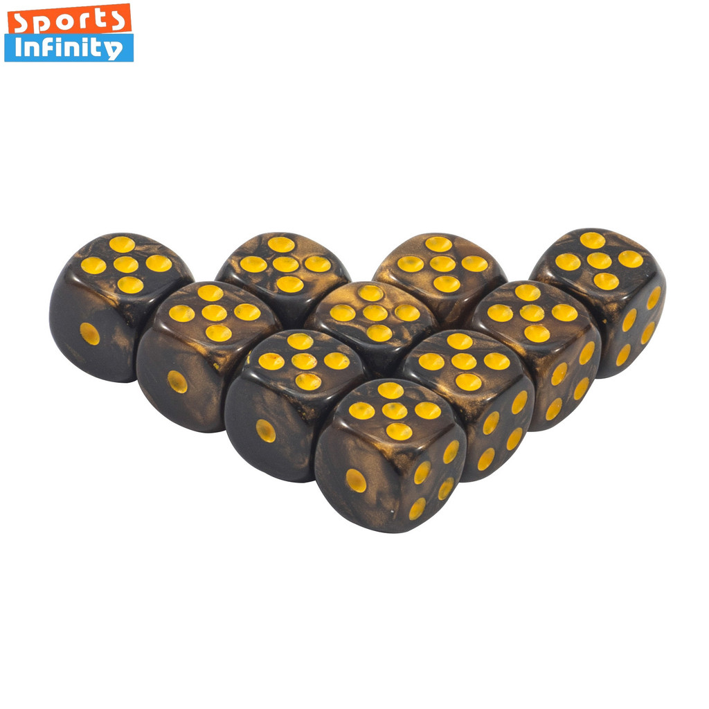 Jual 10Pcs/set 12mm Number Dice Set COC Dice for Dnd TRPG Cthulhu Table ...
