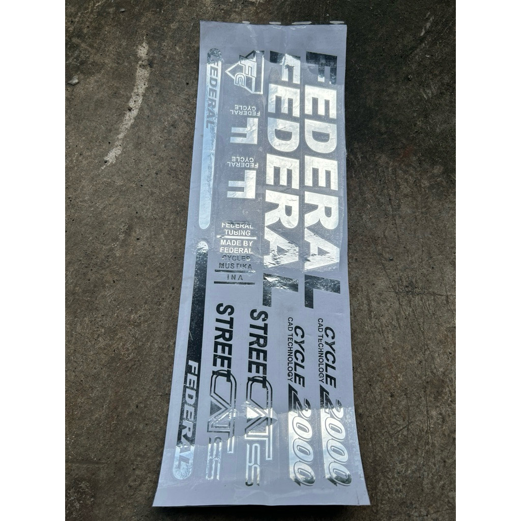 Jual stiker speda federal street cat fc 2000 cutting | Shopee Indonesia