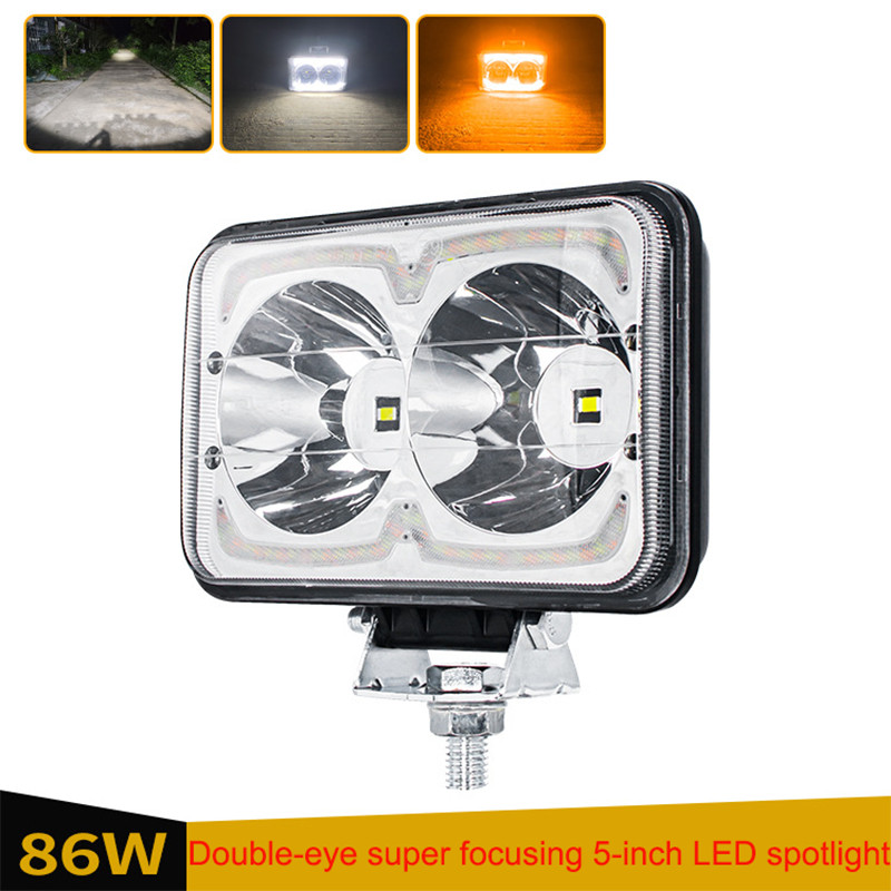 Jual 5Inch 12V 24V LED Car Work Light Waterproof LED Headlight ...