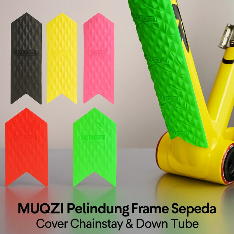 Jual Muqzi pelindung cover chainstay down tube frame guard protector ...