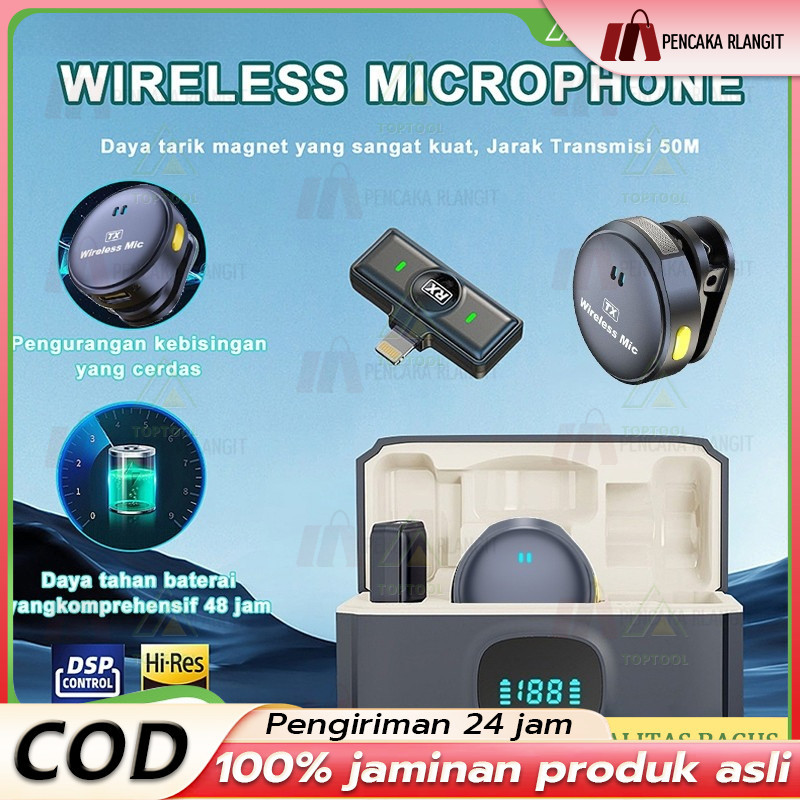 Jual Mikrofon Nirkabel Lavalier Mic Portabel Audio Video Pembuatan ...
