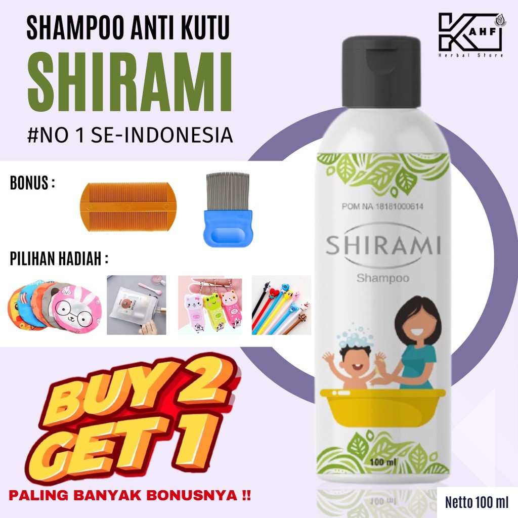 Jual Shirami Shampo Anti Kutu Rambut Anak dan Dewasa Penghilang Kutu ...