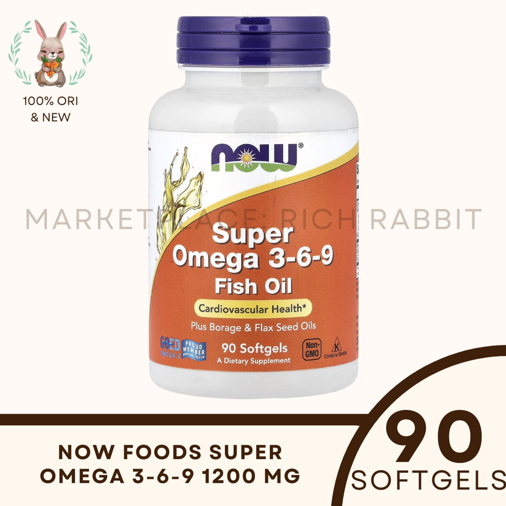 Jual Now Foods Super Omega 369 3-6-9 DHA EPA Ori USA Suplemen ...