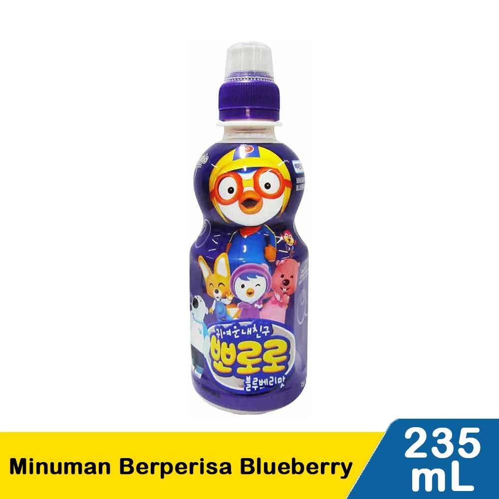 Jual PORORO MINUMAN BERPERISA BLUEBERRY 235mL | Shopee Indonesia