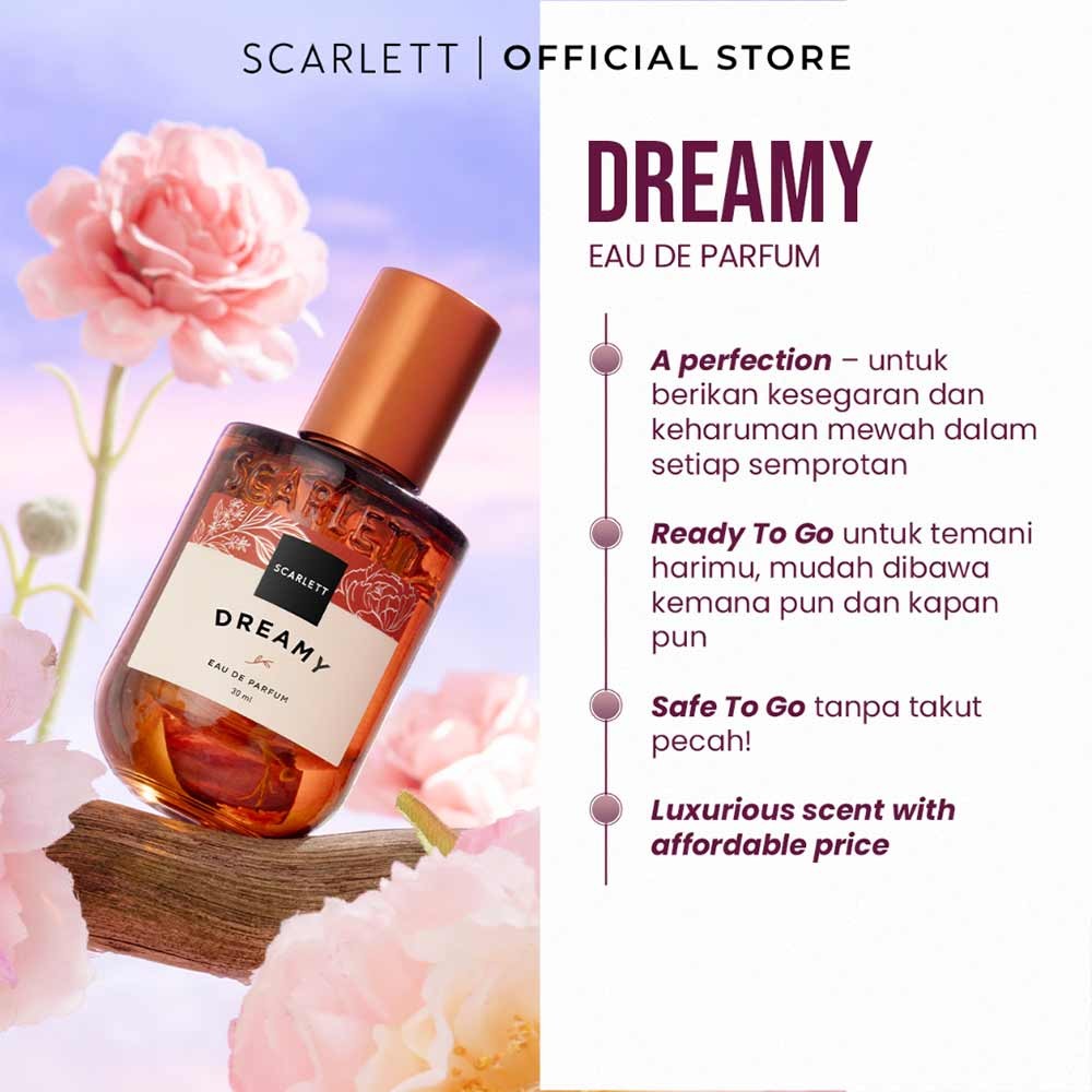 Jual SCARLETT EAU DE PARFUME DREAMY 30mL | Shopee Indonesia