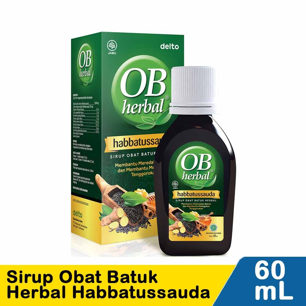 Jual OB HERBAL SIRUP OBAT BATUK HABBATUSSAUDA 60mL | Shopee Indonesia
