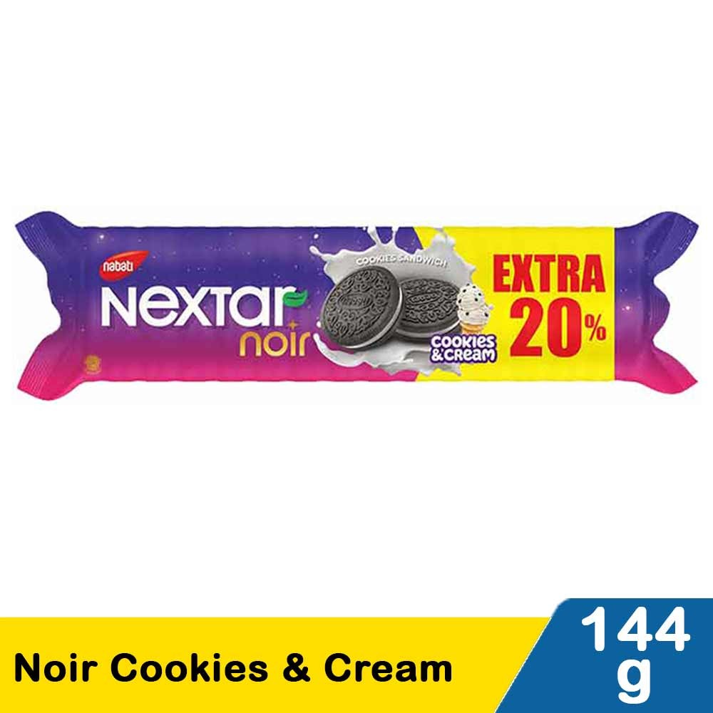 Jual NEXTAR NOIR COOKIES & CREAM 144g | Shopee Indonesia