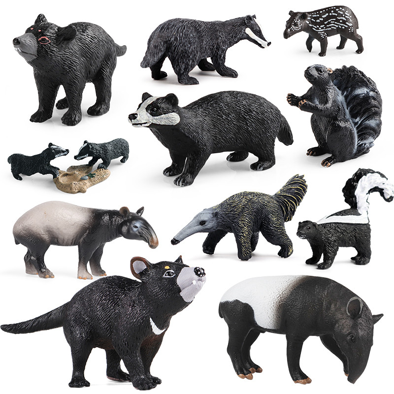 Jual Oenux Forest Wild Animals Badger Brock Tapirus indicus Beaver ...