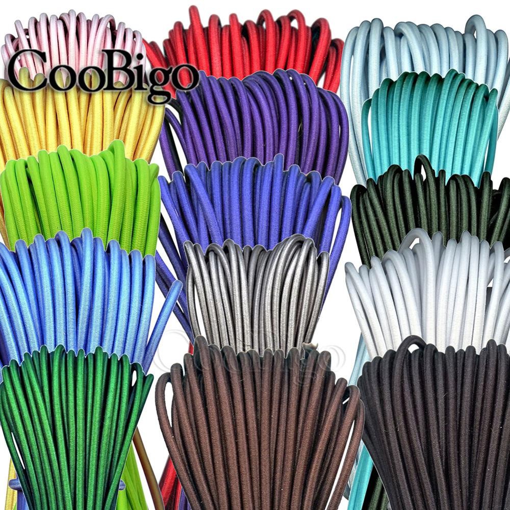 Jual 5 Meters 1mm 2mm 3mm Round Elastics Bungee Shock Cord Elastic Rope ...