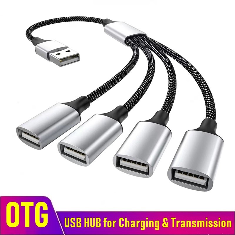 Jual USB Type C To 3 USB 2.0 HUB Dual 4 Ports Multi Splitter Adapter ...