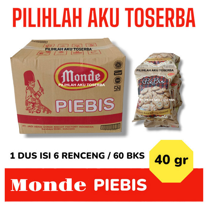 Jual Biskuit Monde PIEBIS Renceng - ( HARGA 1 DUS ) | Shopee Indonesia