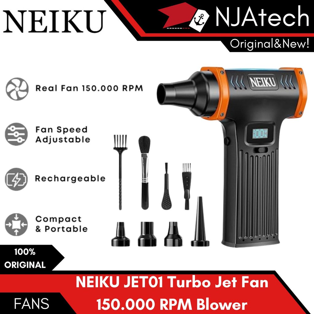 Jual Neiku JET01 Turbo Jet Fan 150.000 RPM Blower Pembersih Debu ...