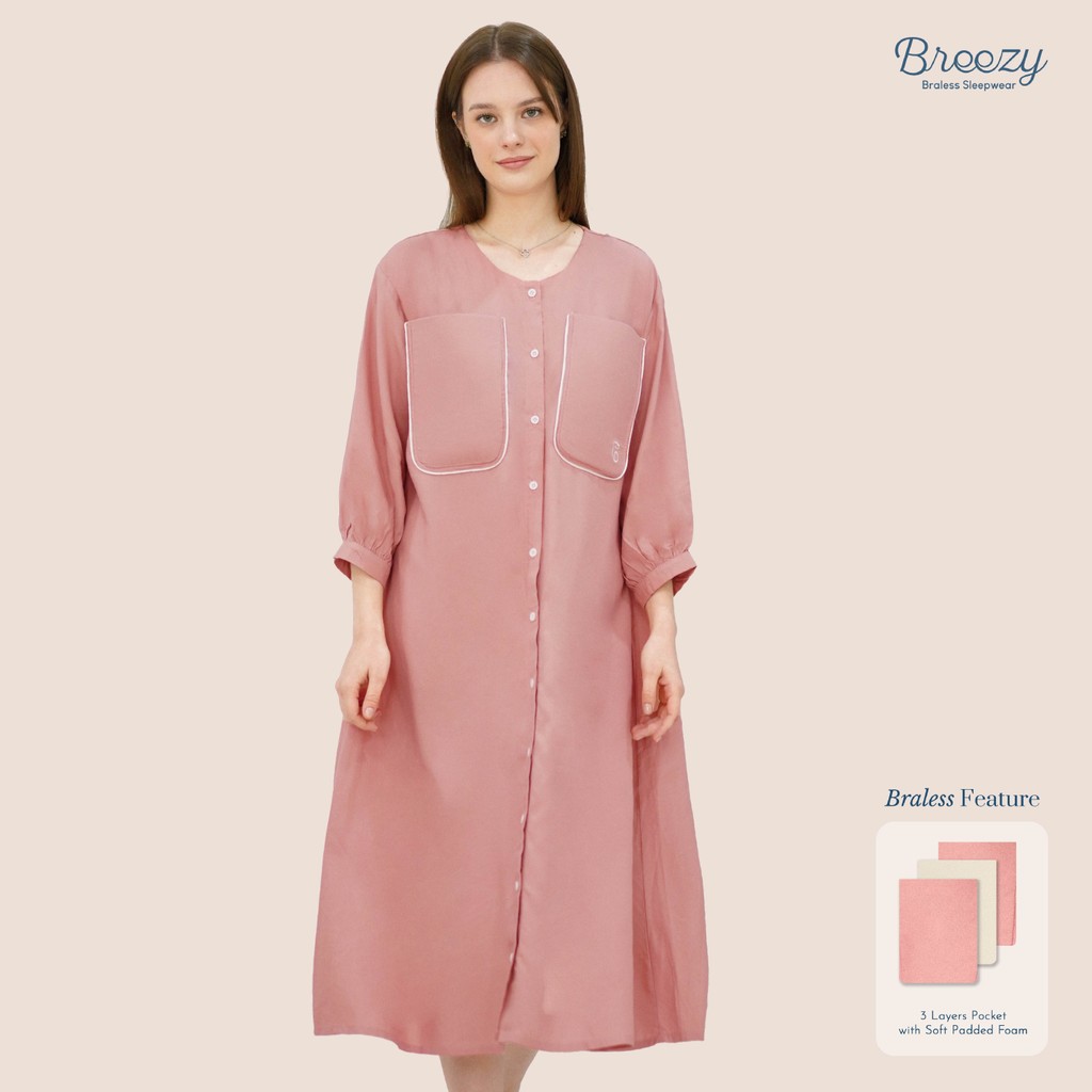 Jual BREEZY Lauren Braless Nightgown | Daster | Daster Braless | Daster ...