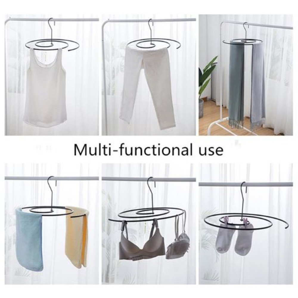 Jual TIANTIAN Hanger Baju Handuk Sprei Spiral Multifungsi Stainless ...