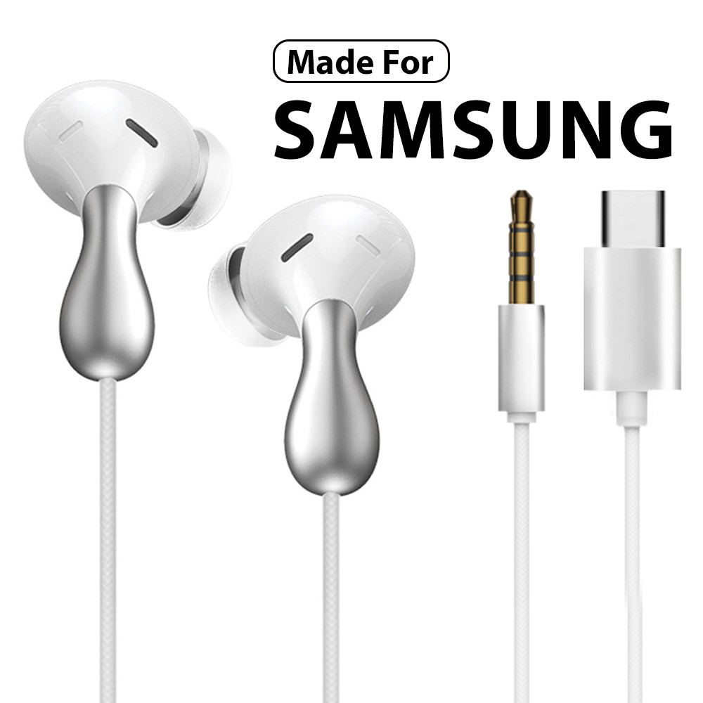 Jual USB-C Wired Earphone For Samsung Galaxy S25 S24 S23 S22+ Ultra ...