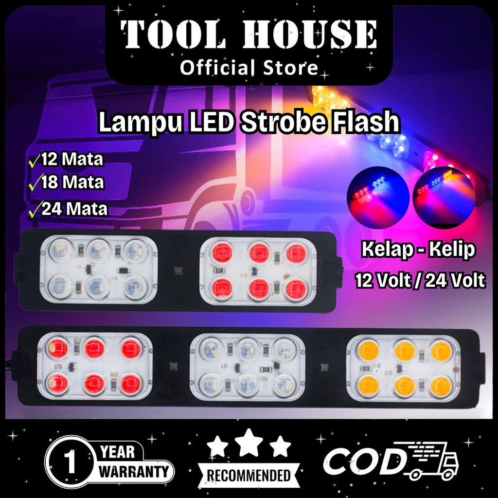 Jual Tool House [Garansi Toko 1 Tahun] Lampu LED Kolong Plasma Strobe ...