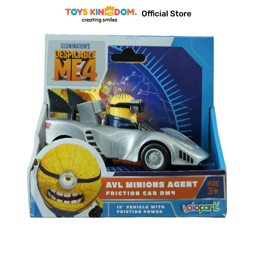 Jual Toys Kingdom Yolopark Despicable Me 4 Friction Avl Minions Agent ...