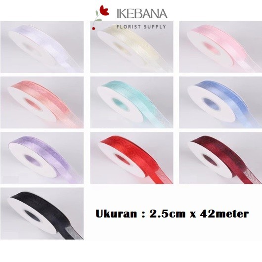 Jual IKEBANA - PTA7 EQUAL Pita Satin Roll Motif Setangan Satin dan ...