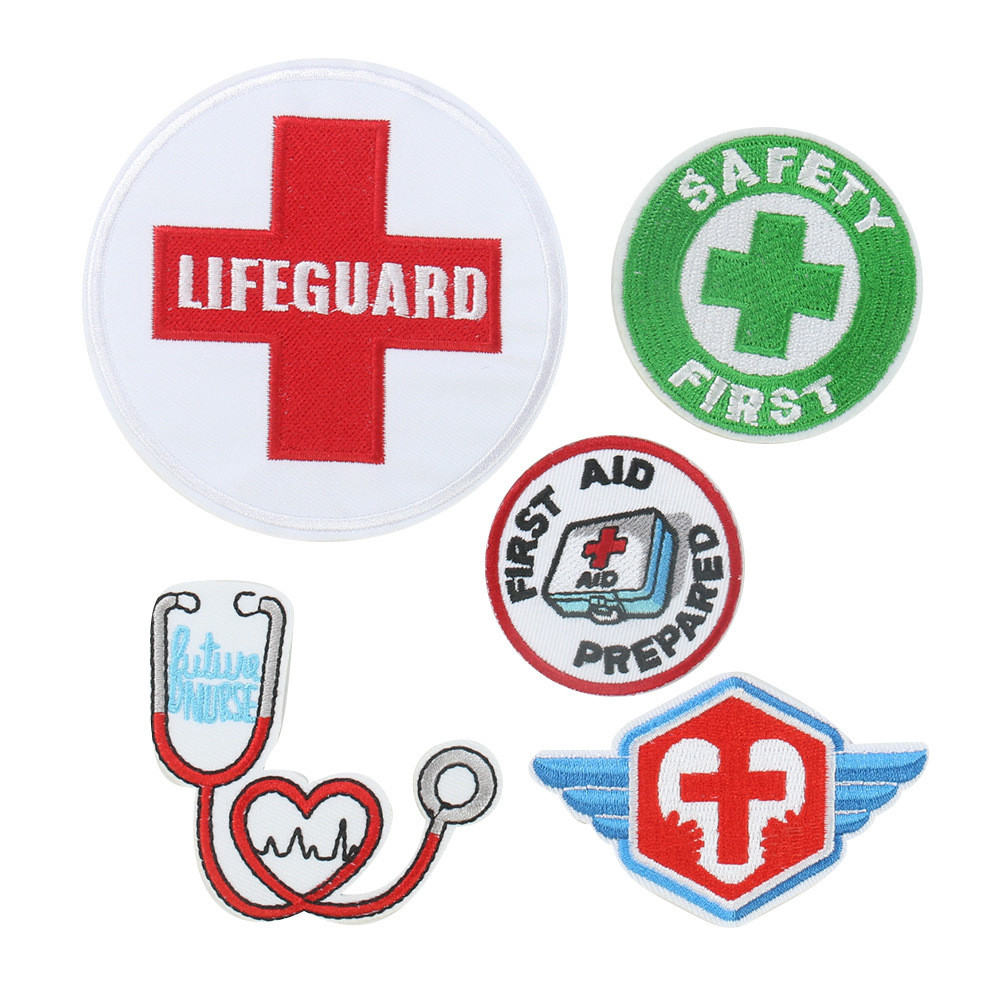 Jual Rescue Medical Insignia First Aid Patch Armband Red Cross ...