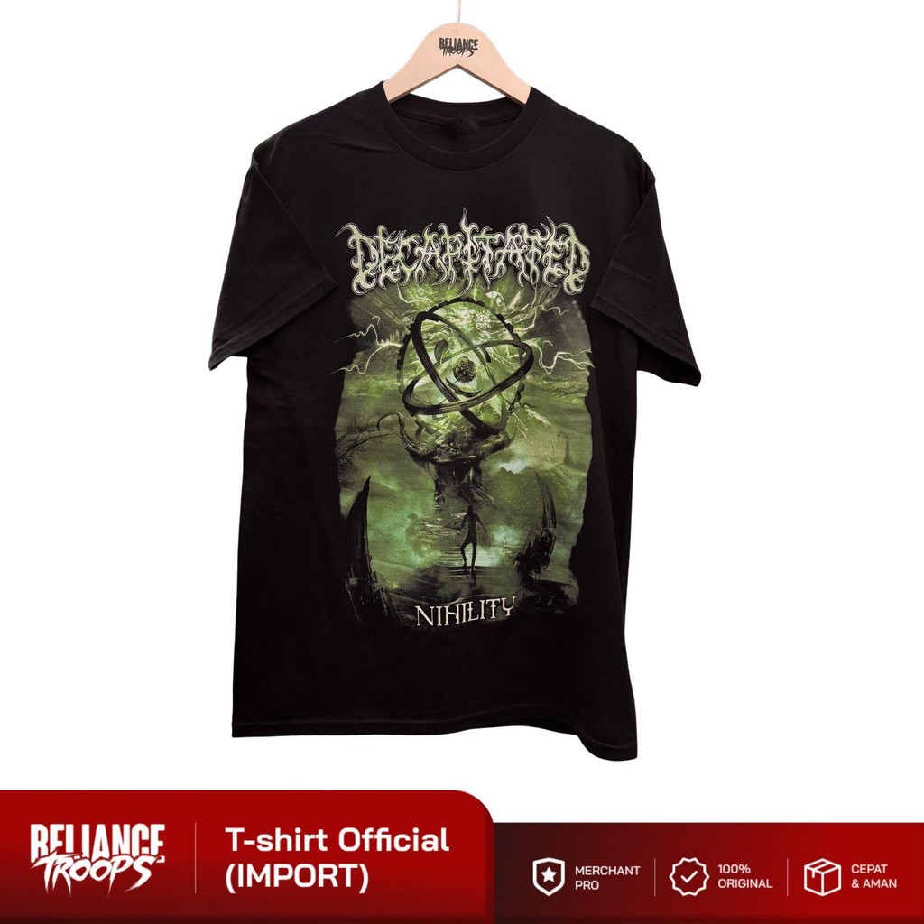 Jual T-shirt Official | Decapitated - Nihility | Shopee Indonesia
