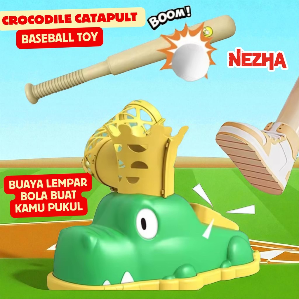 Jual Mainan Baseball Pitching Machine Launcher Mesin Pelempar Bisbol ...