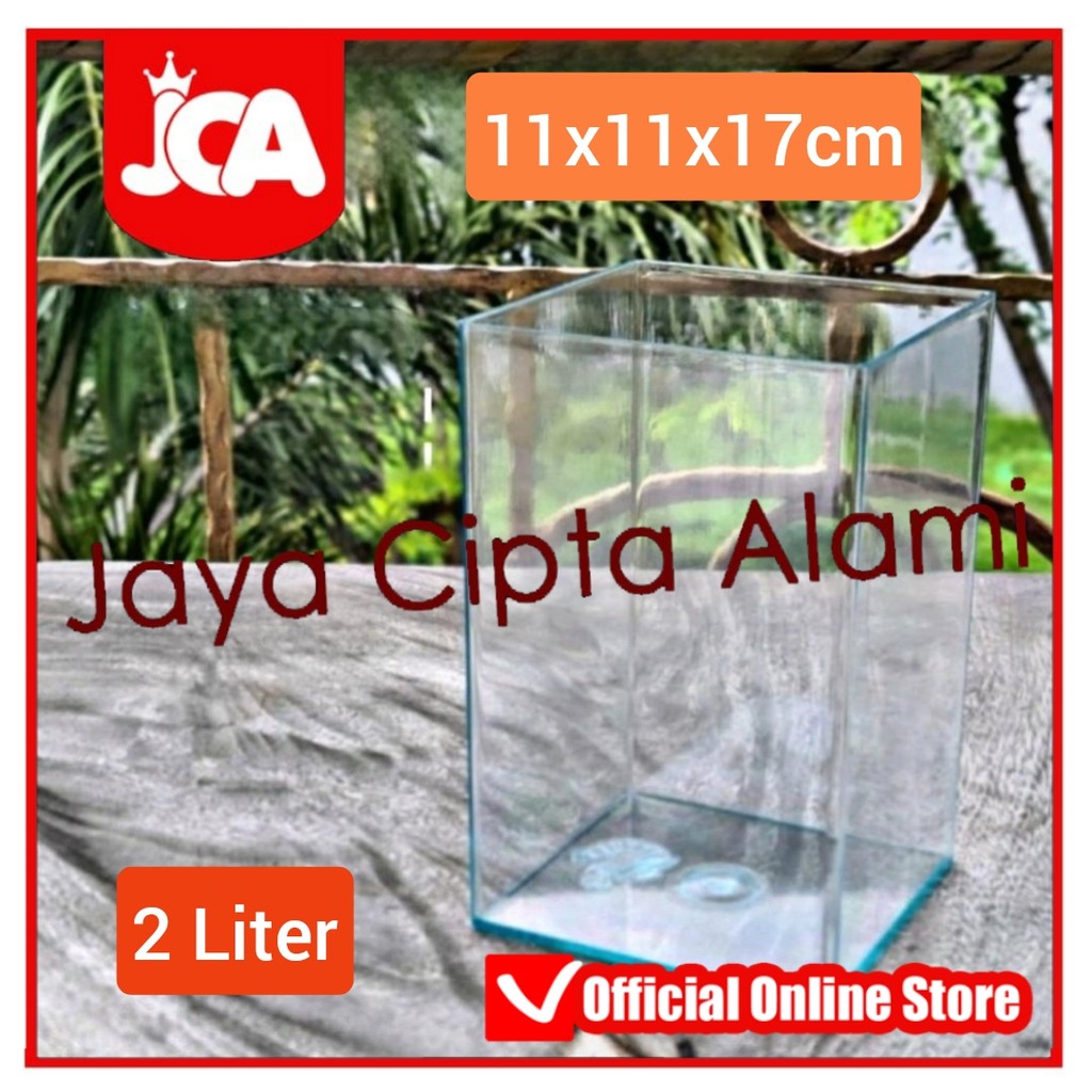 Jual Soliter Aquarium Cupang Betta Tank Bending 2L Omura rimless mirip ...