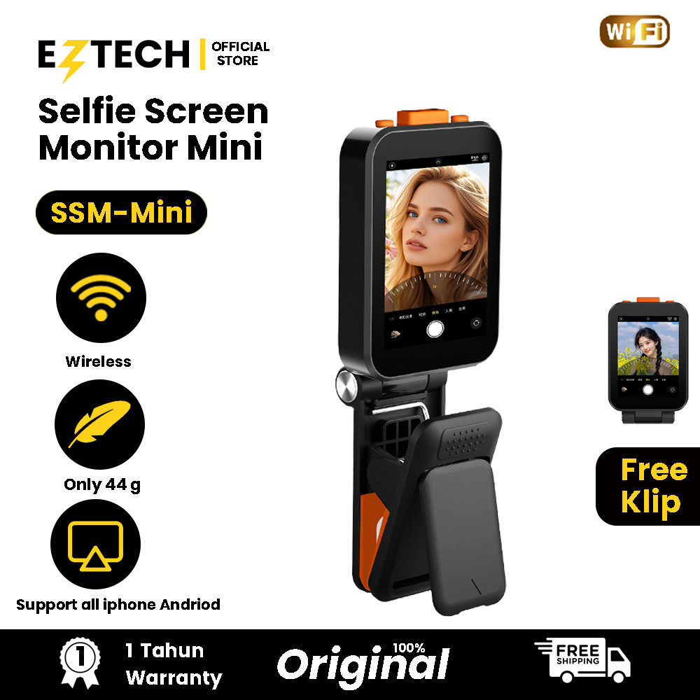 Jual EZTECH Mini Layar Selfie Portable 2 Inci HD untuk iPhone & Android ...