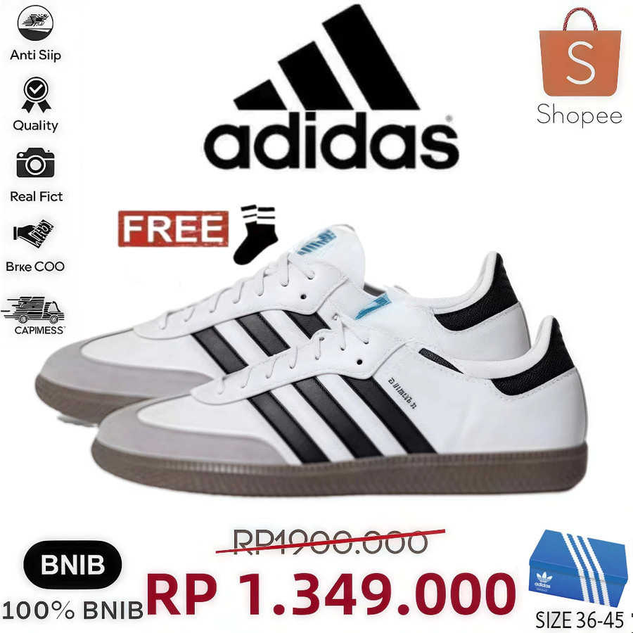 Jual Original Samba Og Authentic Strip Ori Sepatu Premium Classic Men ...