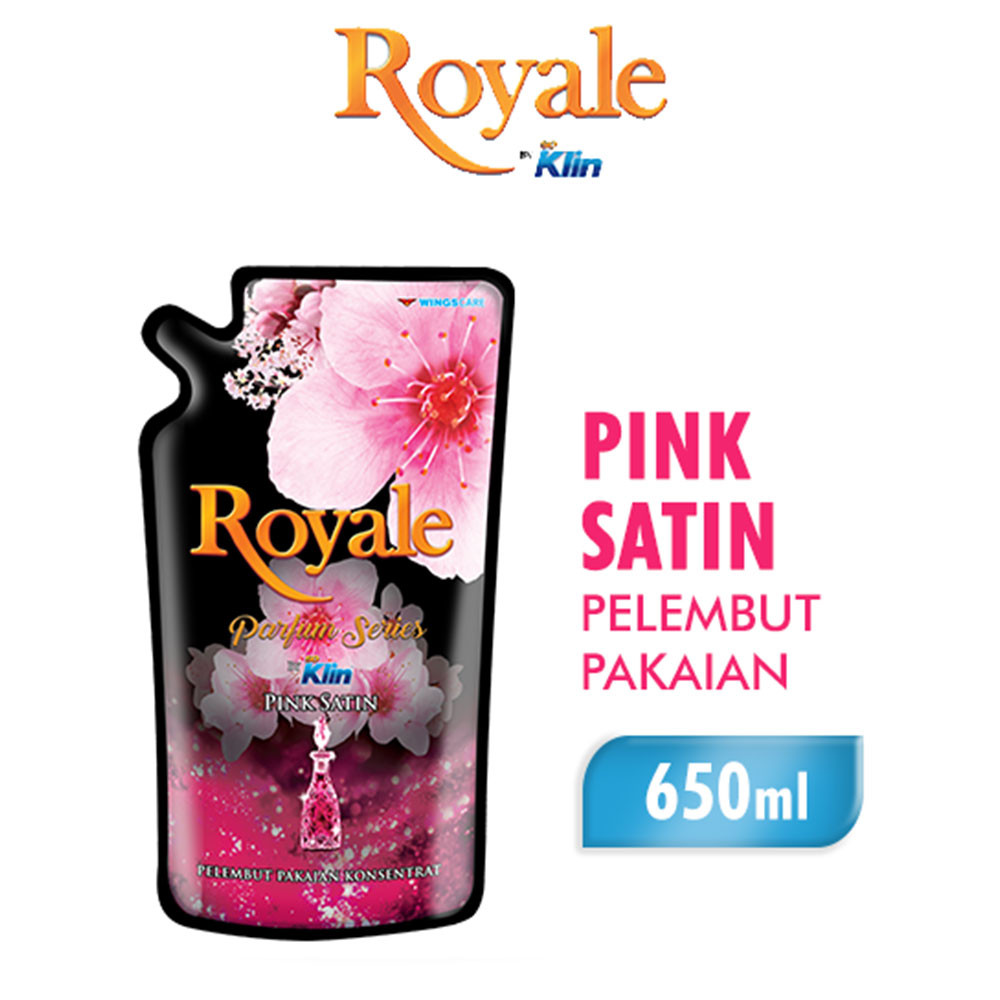 Jual ROYALE SOFTENER PINK SATIN 720/650mL | Shopee Indonesia