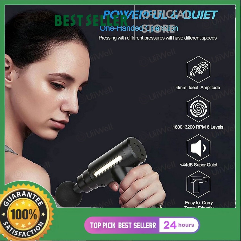 Jual Alat Pijat Mini 4 In 1 – Smart Massage Gun Elektrik, Pistol Pijat ...