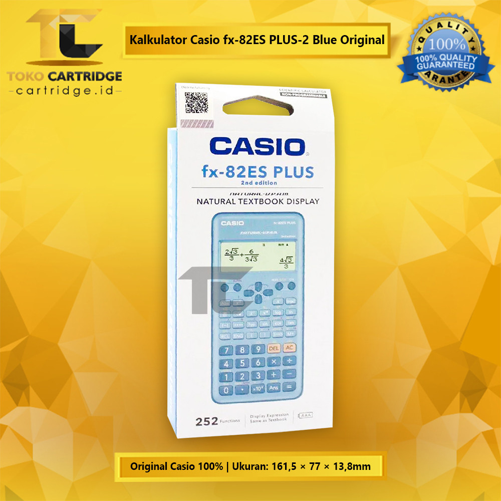 Jual Kalkulator Casio fx 82ES PLUS-2 12 Digit Calculator Scientific Kalkulator Ilmiah FX 82ES ...