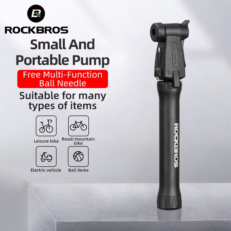 Jual Rockbros TM-1701P Pompa Mini Portable Bike Pump Pompa Sepeda ...