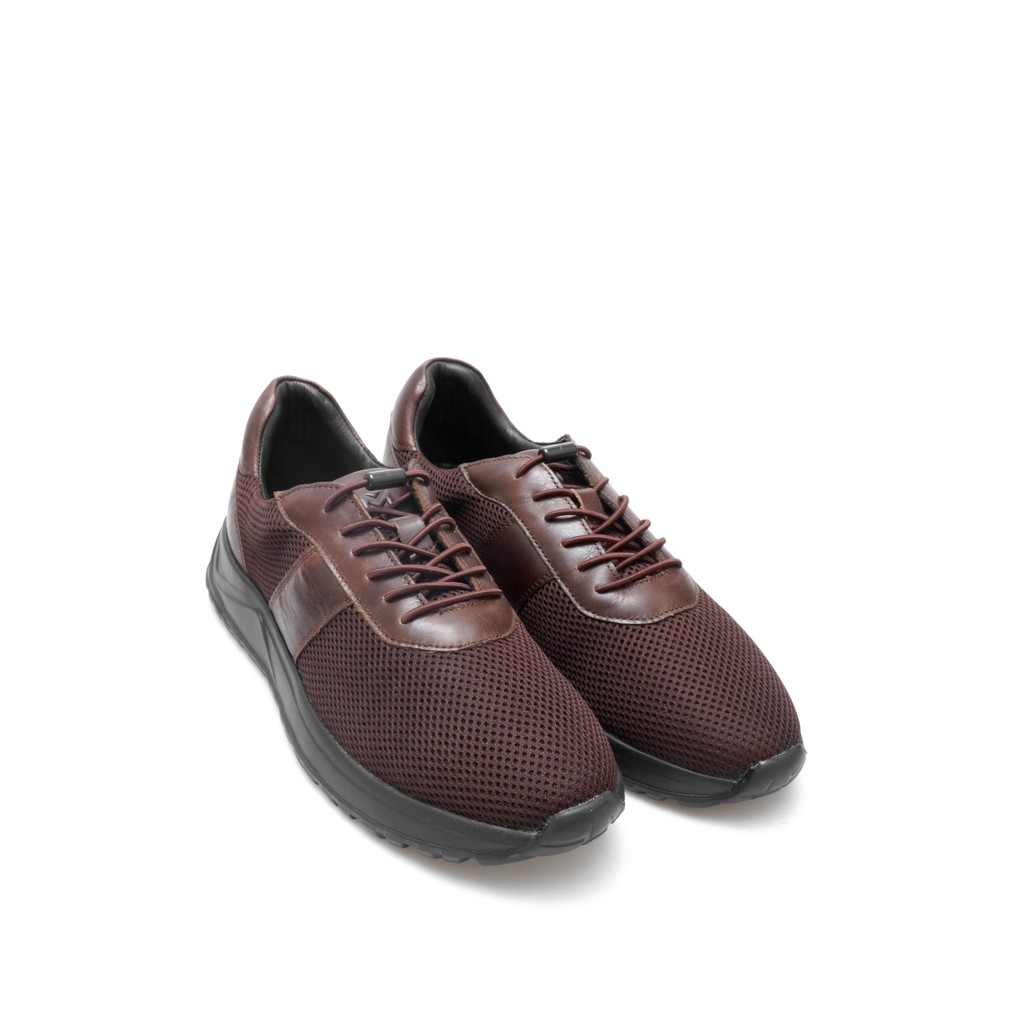 Jual GARUDA BROWN Sepatu Kulit Sneakers Pria by Mario Minardi | Shopee ...