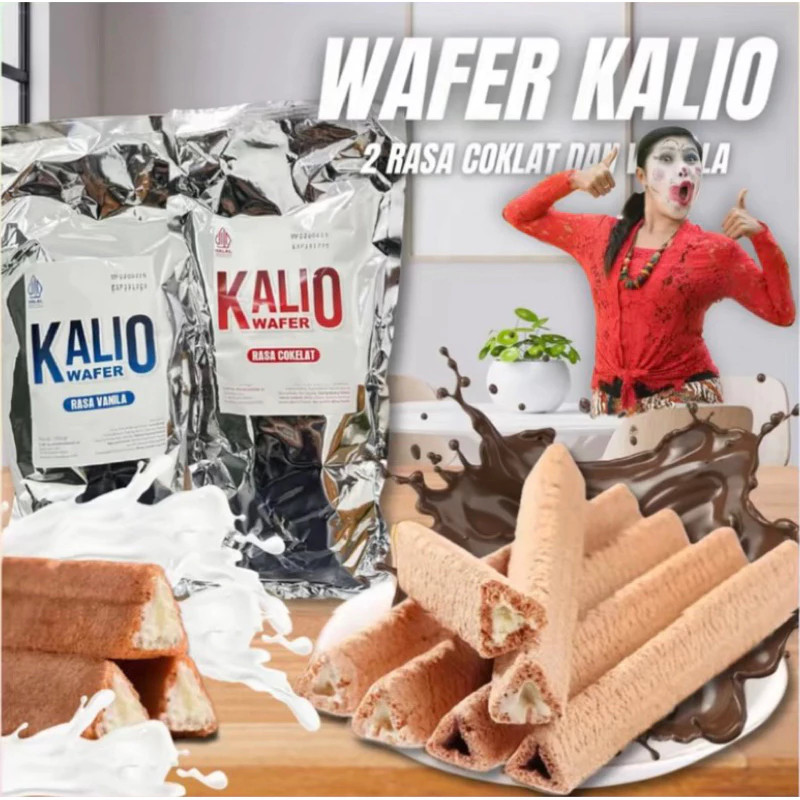 Jual Wafer KALIO / Snack Biskuit Coklat kalio Taiko stick/snack ...