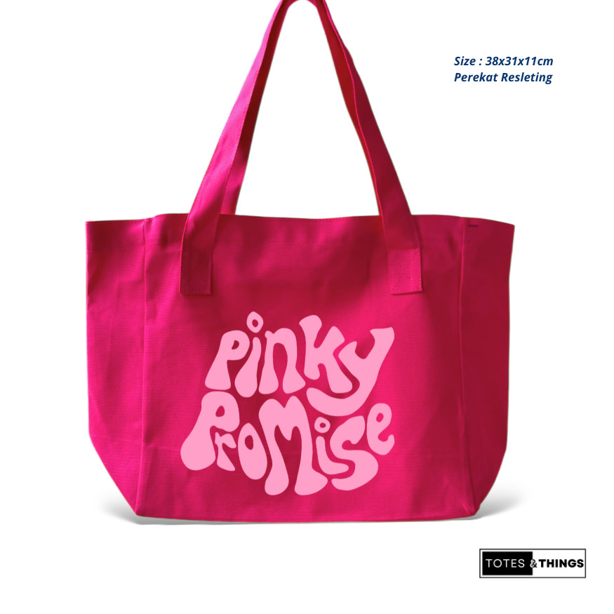 Jual TOTE BAG KANVAS PREMIUM RESLETING TAS SELEMPANG SHOULDER BAG ...