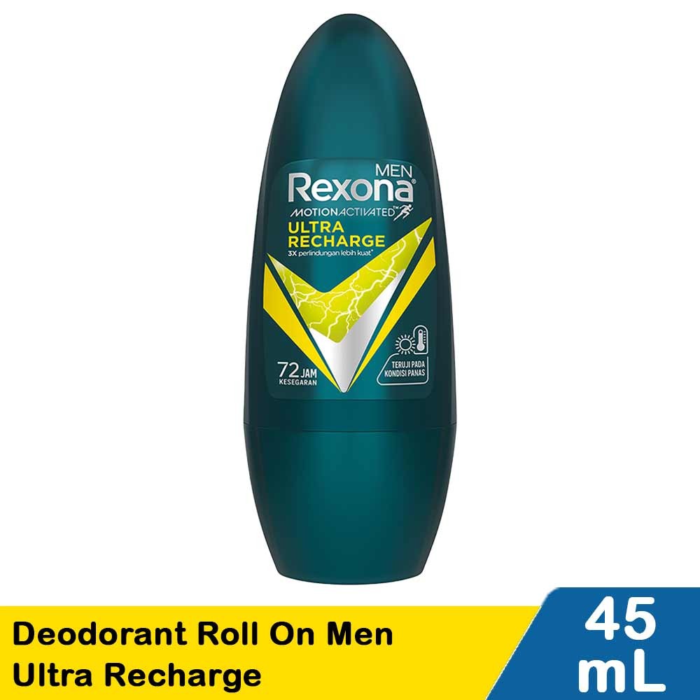 Jual REXONA DEO ROLL ON MEN ULTRA RECHARGE / V8 45mL | Shopee Indonesia