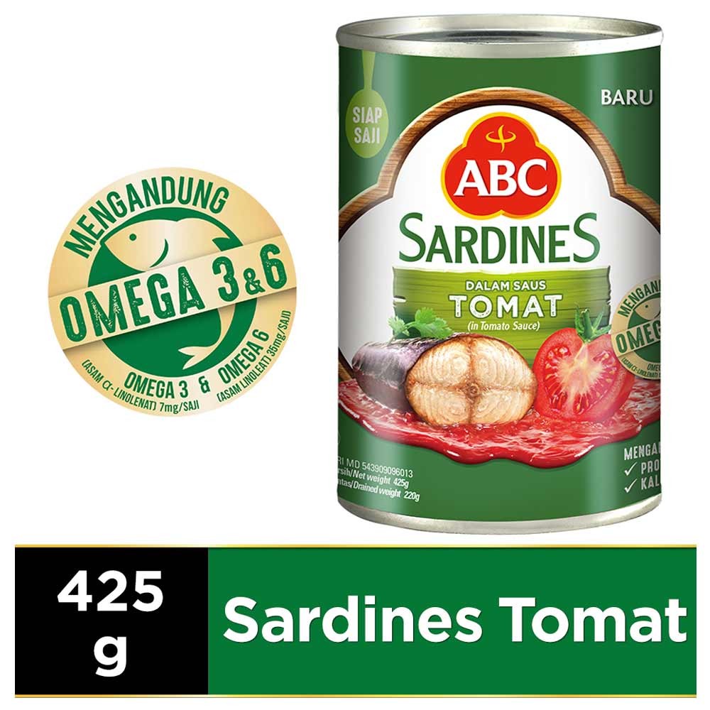 Jual ABC SARDINES TOMAT 425g | Shopee Indonesia