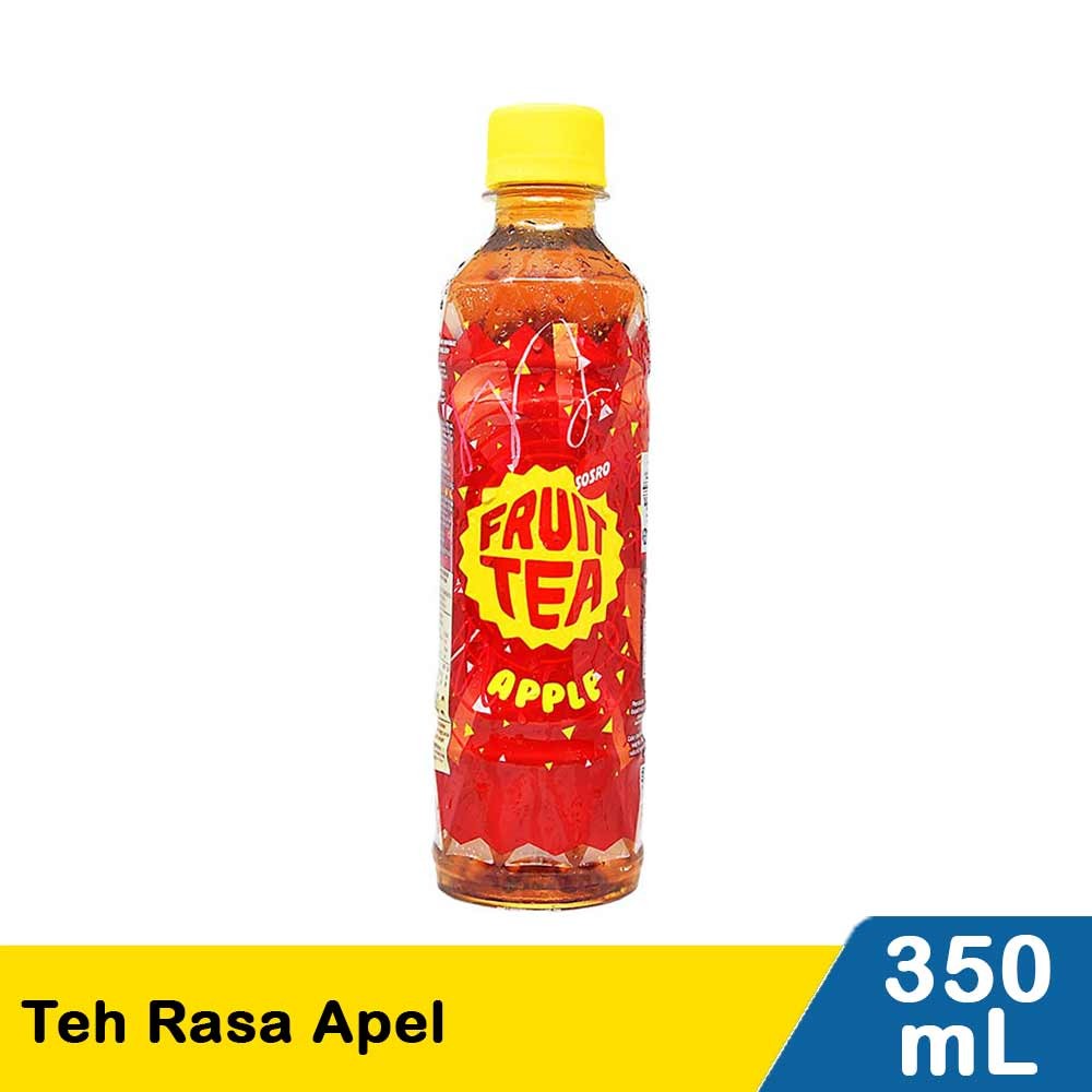 Jual SOSRO FRUIT TEA APPLE 350mL | Shopee Indonesia