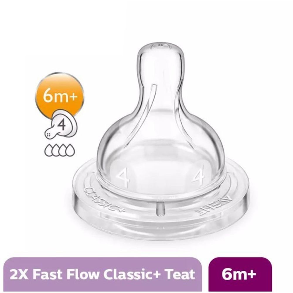 Jual PHILIPS AVENT TEAT FAST FLOW 4 HOLES 2'S NORMAL | Shopee Indonesia