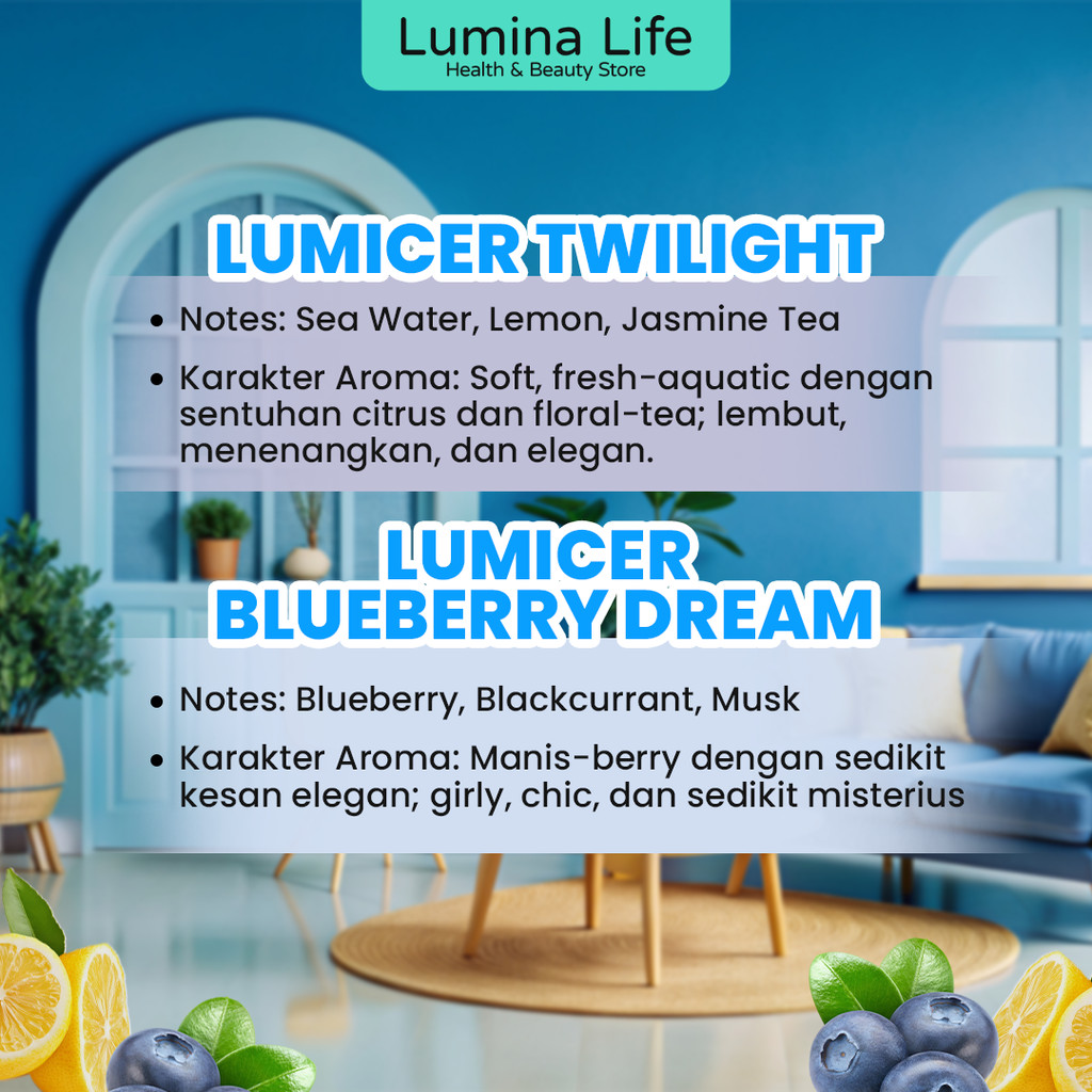 Jual Twilight & Blueberry Lumicer Hair Body Mist (Buy 1 Get 1) 2 x 250 ...