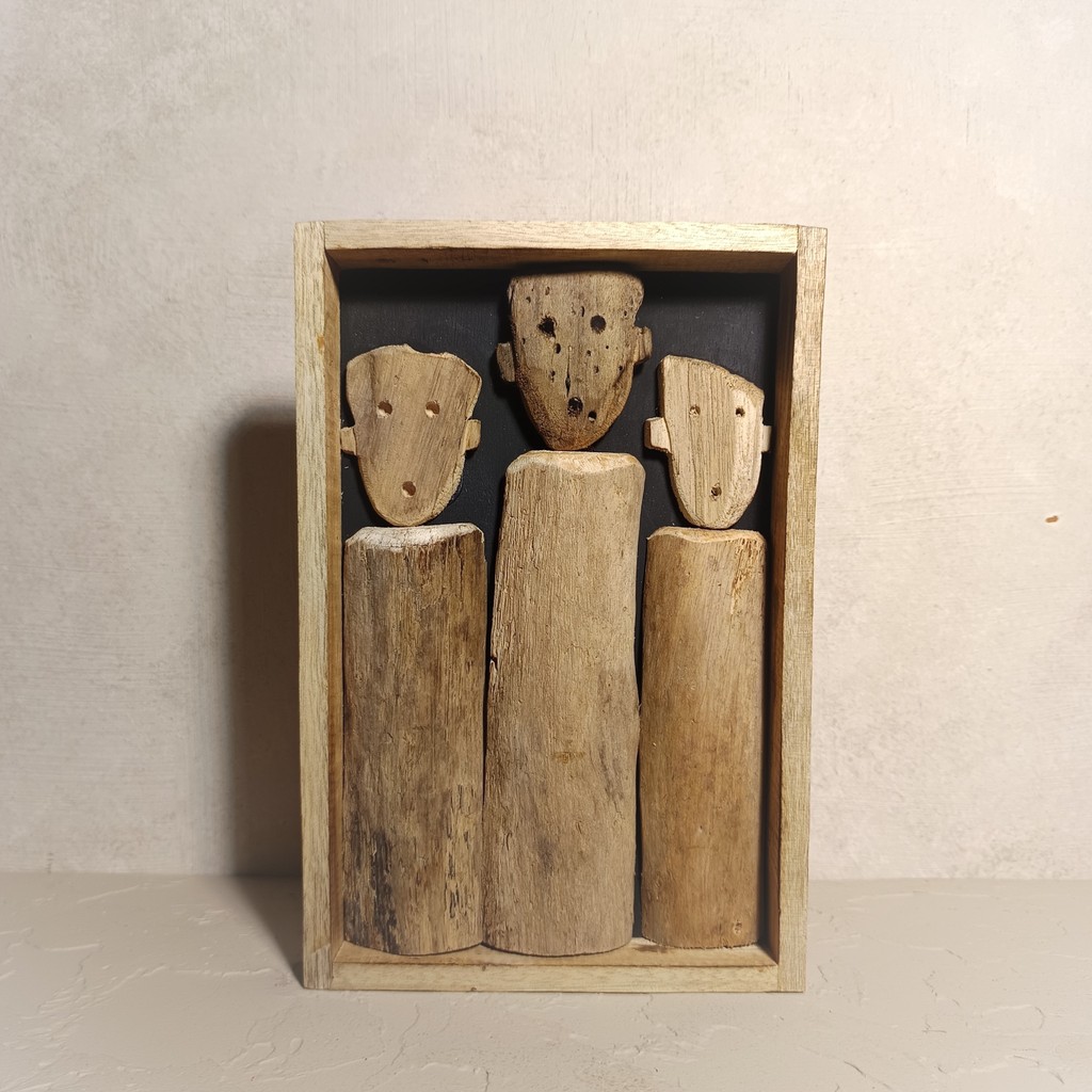 Jual Leolle Wall Art Ukiran Bali - Pajangan Figur Kayu Apung – Dekorasi ...