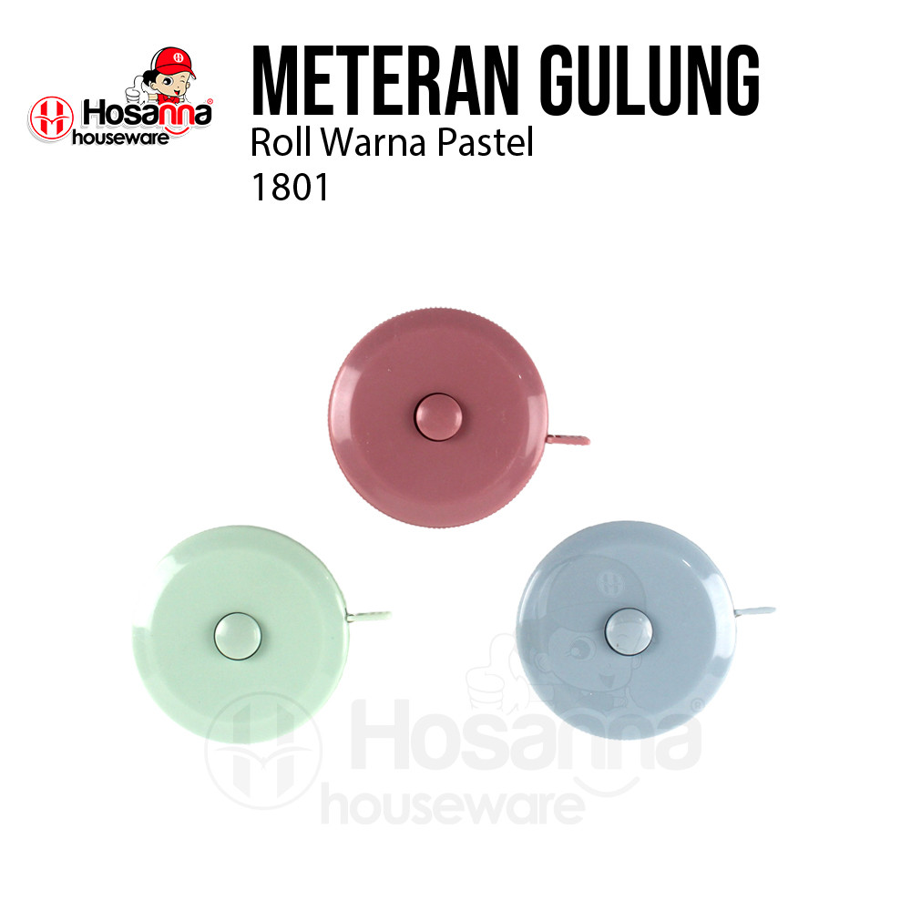 Jual Meteran Gulung Lipat Mini Alat Pengukur Lingkar Perut / Barang ...