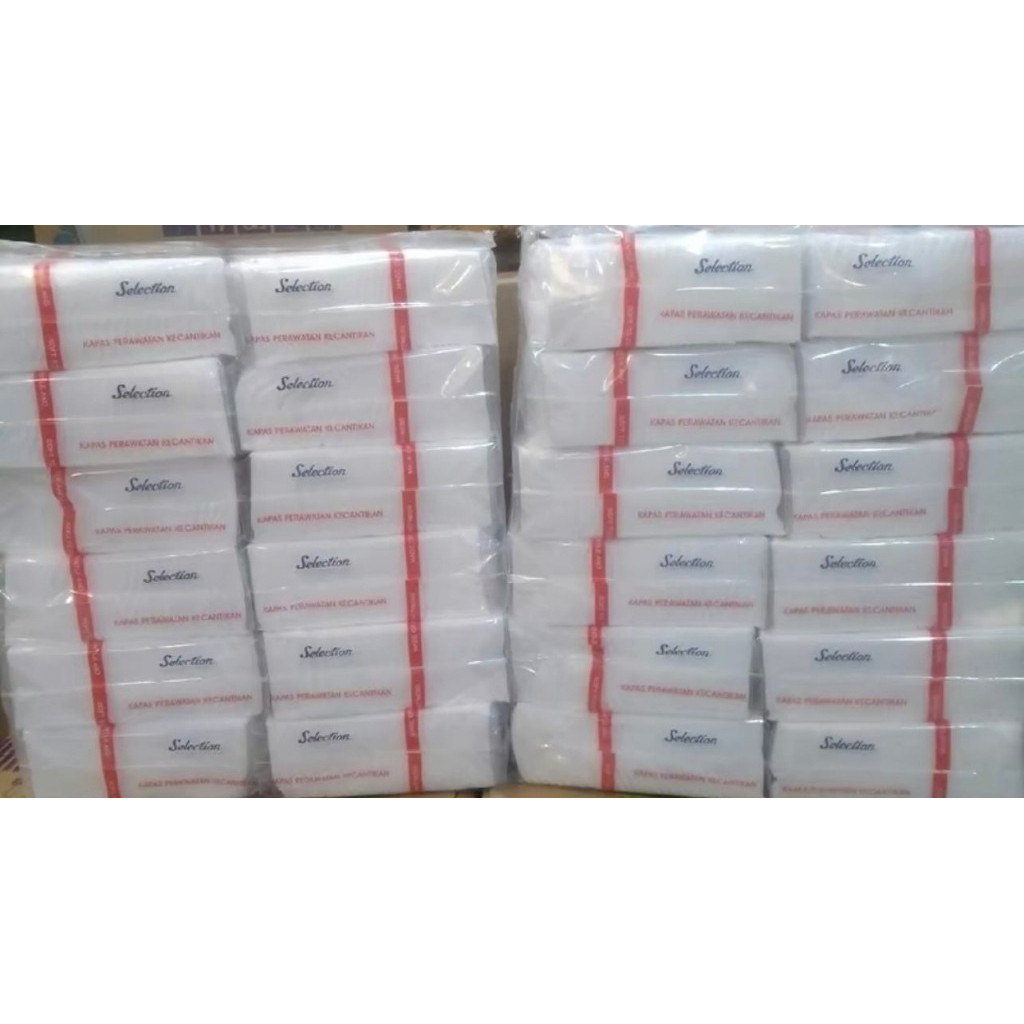 Jual HARGA CNZ PER 12 PCS KAPAS SELECTION FACIAL COTTON 35gr KAPAS ...