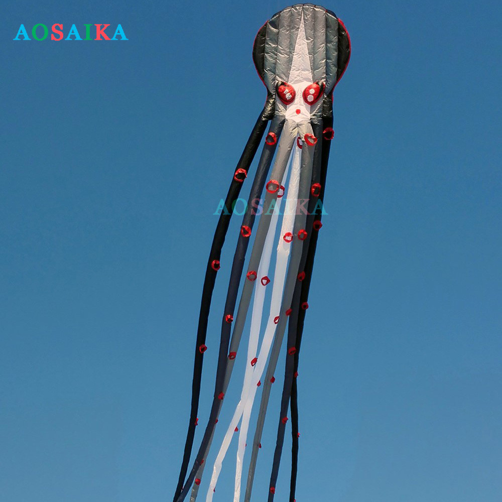 Jual New Arrival Soft Inflatable 20/26M Alien Octopus Kite Pendant 40d ...