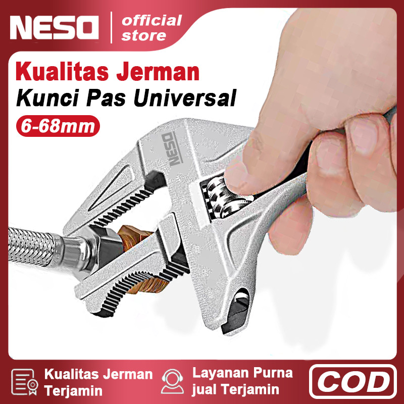 Jual NESO German tools Kunci Pas Universal 6-68mm Kunci Inggris ...
