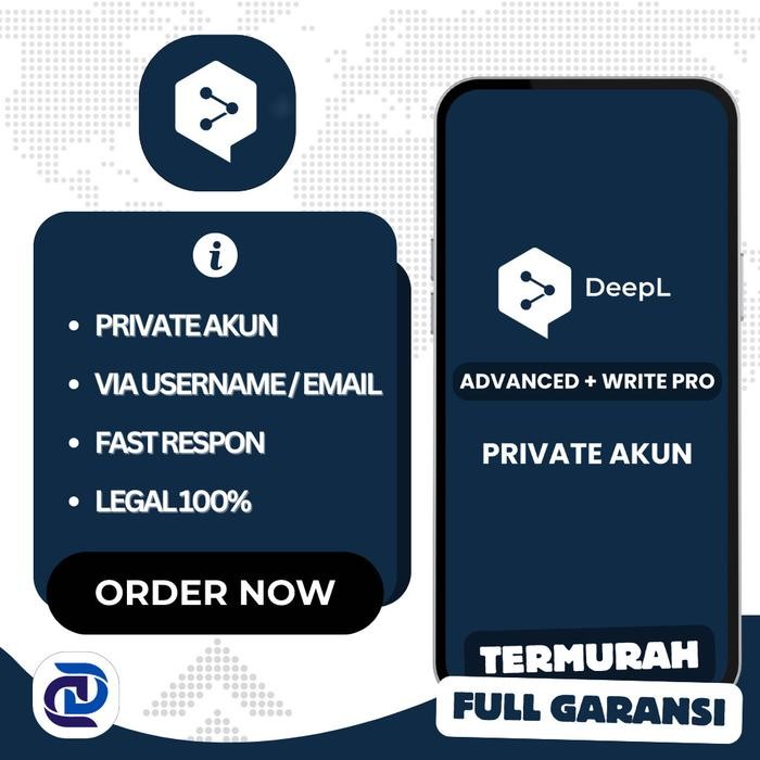 Jual private deepl pro premium translator + write | Shopee Indonesia