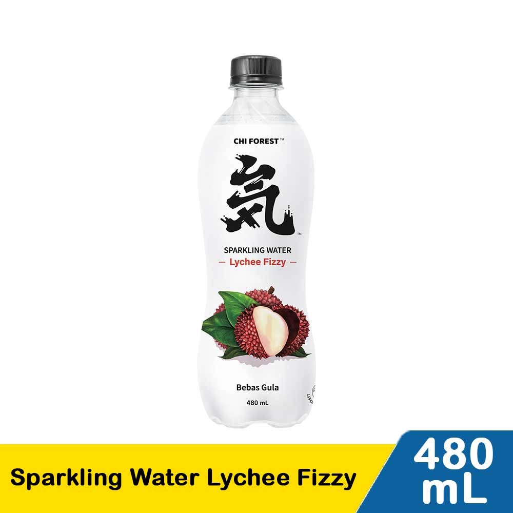 Jual CHI FOREST SPARKLING WATER LYCHEE FIZZY 480mL | Shopee Indonesia