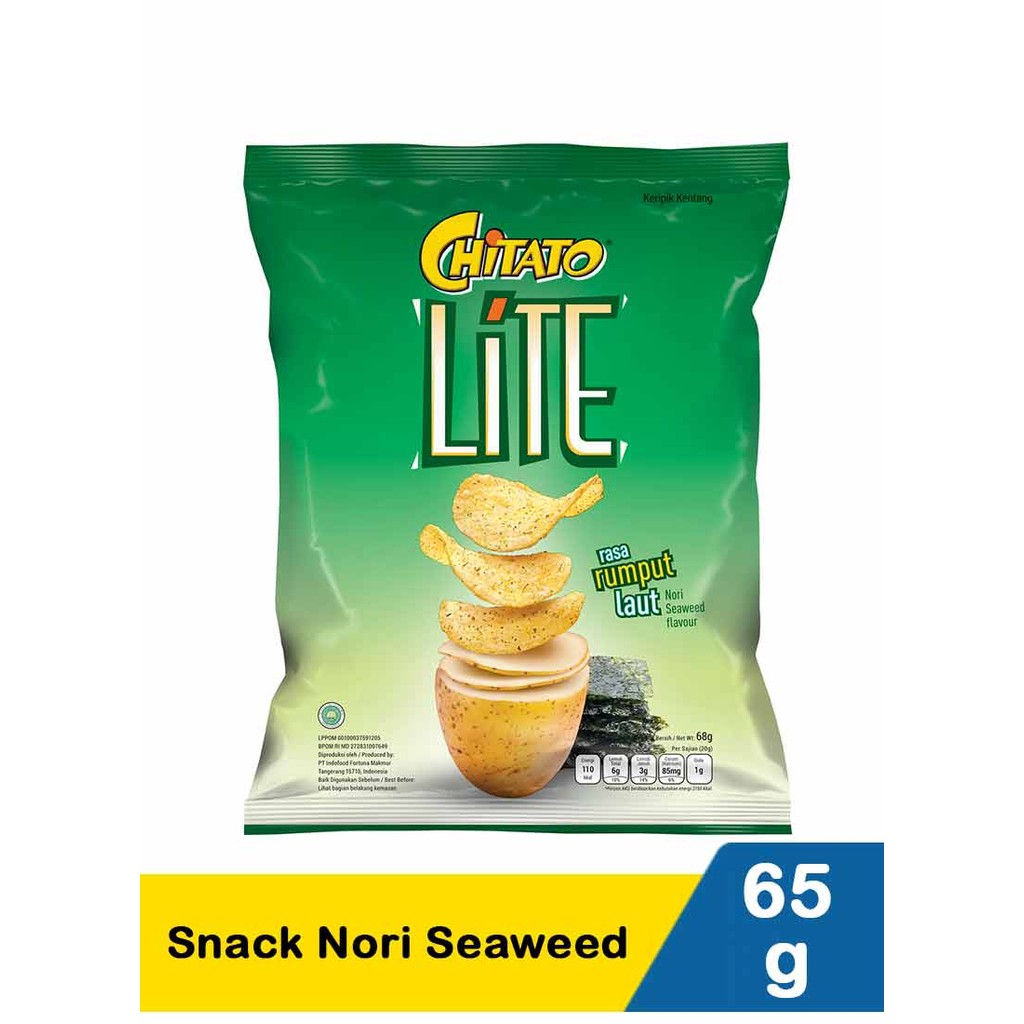 Jual CHITATO LITE SNACK POTATO NORI SEAWEED 68g | Shopee Indonesia