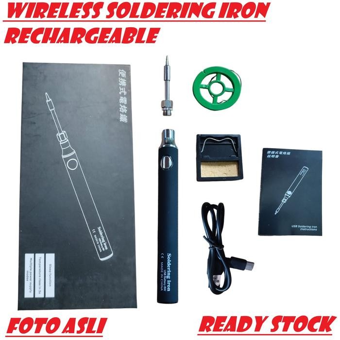 Jual Alat Solder Portable Recharge Tanpa Kabel Solder Wireless Type C ...